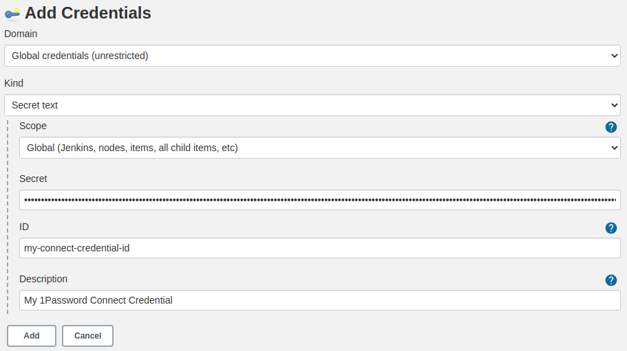 Load secrets from 1Password into Jenkins | 1Password Developer